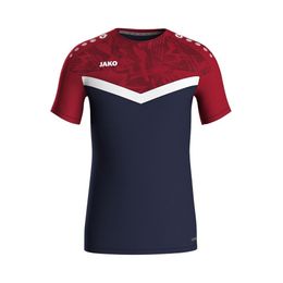 Jako Funktionsshirt Jungen Gr&ouml;&szlig;e 152 navy / bordeaux / wei&szlig;