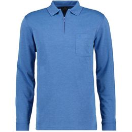 Poloshirt Ragman Gr. 58, blau (aqua, 702), Herren, Baumwollmischung, Shirts