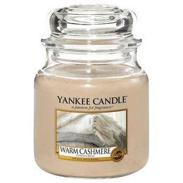 yankee candle Raumdüfte Duftkerzen Warm Cashmere Classic Meidum Glass