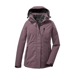 Outdoorjacke Killtec "KOW 140 WMN JCKT", Damen, Gr. 42, lila (orchidee), 100% Polyester, sportlich, Jacken