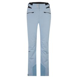 Skihose Ziener "TILLA", Damen, Gr. 42, EURO-Größen, blau (graublau), Obermaterial: 100% Polyester;Futter: 1. 100% Polyester, 2. 100% Polyamid;Wattierung: 100% Polyester (recycelt), Hosen