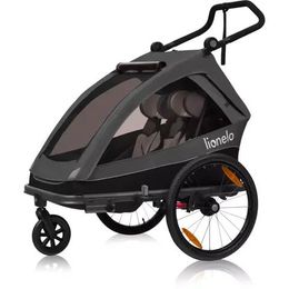 lionelo Fahrradanhänger Cama Grey Graphite