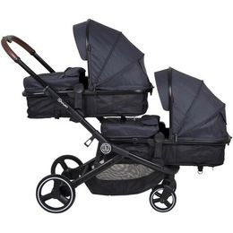 BABYGO Geschwisterwagen Twinner Grey