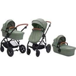 fillikid Kinderwagenset fill Jaguar grün melange