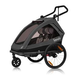 lionelo Fahrradanhänger Cama grey graphite