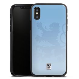 DeinDesign iPhone X Handy Silikon H&uuml;lle Case schwarz Handyh&uuml;lle Official Licensed Product Logo Tsv 1860 M&uuml;nchen