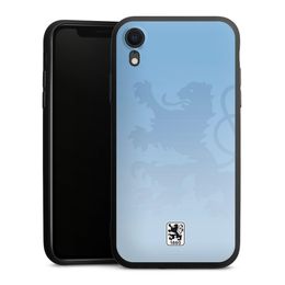 DeinDesign iPhone Xr Handy Premium Silikon H&uuml;lle Handyh&uuml;lle schwarz Case Official Licensed Product Logo Tsv 1860 M&uuml;nchen Silikon Premium Case