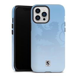 DeinDesign iPhone 13 Pro Max Handy Panzer Handyh&uuml;lle robuste Outdoor H&uuml;lle Schutzh&uuml;lle matt Official Licensed Product Logo Tsv 1860 M&uuml;nchen Tough Case