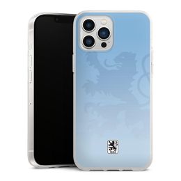 DeinDesign iPhone 13 Pro Max Handy Silikon H&uuml;lle Case transparent Handyh&uuml;lle Official Licensed Product Logo Tsv 1860 M&uuml;nchen Silikon Case