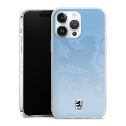 DeinDesign iPhone 14 Pro Max Handy Silikon H&uuml;lle Case transparent Handyh&uuml;lle Official Licensed Product Logo Tsv 1860 M&uuml;nchen Silikon Case