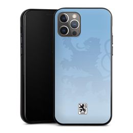 DeinDesign iPhone 12 Pro Handy Silikon H&uuml;lle Case schwarz Handyh&uuml;lle Tsv 1860 M&uuml;nchen Official Licensed Product Logo