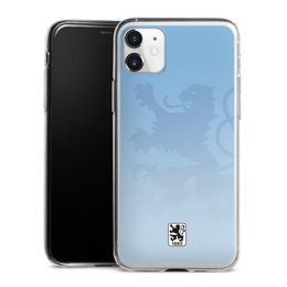 DeinDesign iPhone 11 Handy Slim Case Silikon Handyh&uuml;lle transparent H&uuml;lle extra d&uuml;nn Tsv 1860 M&uuml;nchen Official Licensed Product Logo Silikon Slim Case