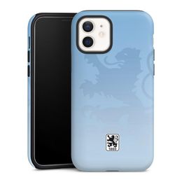 DeinDesign iPhone 12 mini Handy Panzer Handyh&uuml;lle robuste Outdoor H&uuml;lle Schutzh&uuml;lle matt Tsv 1860 M&uuml;nchen Official Licensed Product Logo Tough Case