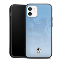 DeinDesign iPhone 12 mini Handy Premium Silikon H&uuml;lle Handyh&uuml;lle schwarz Case Official Licensed Product Logo Tsv 1860 M&uuml;nchen Silikon Premium Case