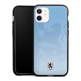 DeinDesign iPhone 12 mini Handy Silikon H&uuml;lle Case schwarz Handyh&uuml;lle Official Licensed Product Logo Tsv 1860 M&uuml;nchen