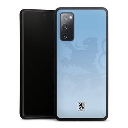 DeinDesign Galaxy S20 FE Handy Premium Silikon H&uuml;lle Handyh&uuml;lle schwarz Case Official Licensed Product Logo Tsv 1860 M&uuml;nchen Silikon Premium Case