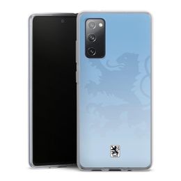 DeinDesign Galaxy S20 FE Handy Silikon H&uuml;lle Case transparent Handyh&uuml;lle Official Licensed Product Logo Tsv 1860 M&uuml;nchen Silikon Case