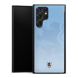 DeinDesign Galaxy S22 Ultra Handy Silikon H&uuml;lle Case schwarz Handyh&uuml;lle Official Licensed Product Logo Tsv 1860 M&uuml;nchen