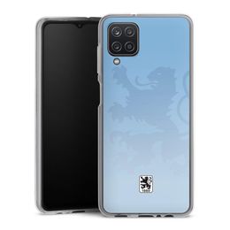 DeinDesign Galaxy A12 Handy Silikon H&uuml;lle Case transparent Handyh&uuml;lle Official Licensed Product Logo Tsv 1860 M&uuml;nchen Silikon Case