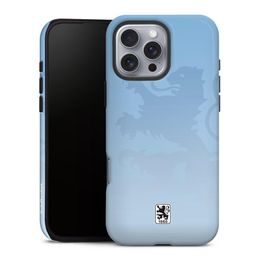 DeinDesign iPhone 16 Pro Max Handy Panzer Handyh&uuml;lle robuste Outdoor H&uuml;lle Schutzh&uuml;lle gl&auml;nzend Official Licensed Product Logo Tsv 1860 M&uuml;nchen Tough Case