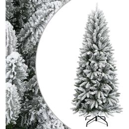 Künstlicher Weihnachtsbaum Beschneit 240 cm pvc&pe vidaXL