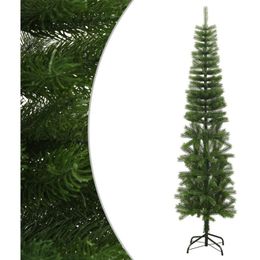 Künstlicher Weihnachtsbaum mit Ständer Schlank 240 cm pe vidaXL