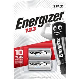 Energizer - Lithium Fotobatterie 123 3 v, 2er Pack Batterie