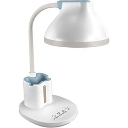 Licht-Erlebnisse Led Tischlampe Kinderzimmer dimmbar mit Touch Funktion 40 cm hoch Weiß Farbwechsel 4200 k 740 lm