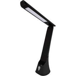 Licht-Erlebnisse Schreibtischlampe led dimmbar 29,5 cm Schwarz mit Farbwechsel 4400 k 695 lm Modern Tischlampe