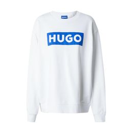 Hugo Sweatshirt 'Classic' Damen Gr&ouml;&szlig;e XS blau / wei&szlig;