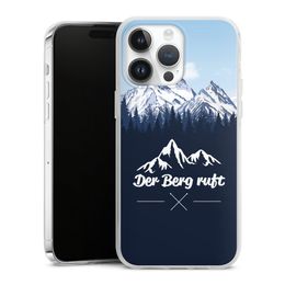 DeinDesign iPhone 14 Pro Max Handy Silikon H&uuml;lle Case transparent Handyh&uuml;lle Wanderlust Sky Mountain Silikon Case