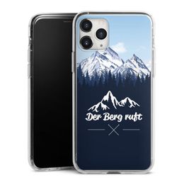 DeinDesign iPhone 11 Pro Max Handy Silikon H&uuml;lle Case transparent Handyh&uuml;lle Wanderlust Sky Mountain Silikon Case