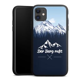 DeinDesign iPhone 11 Handy Premium Silikon H&uuml;lle Handyh&uuml;lle schwarz Case Wanderlust Sky Mountain Silikon Premium Case