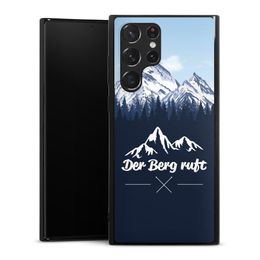 DeinDesign Galaxy S22 Ultra Handy Silikon H&uuml;lle Case schwarz Handyh&uuml;lle Wanderlust Sky Mountain