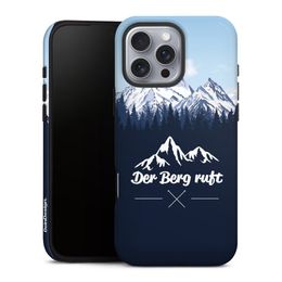 DeinDesign iPhone 16 Pro Max Handy Panzer Handyh&uuml;lle robuste Outdoor H&uuml;lle Schutzh&uuml;lle gl&auml;nzend Wanderlust Sky Mountain Tough Case