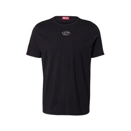 Diesel T-Shirt 'T-ADJUST-OD' Herren Größe S schwarz / silber