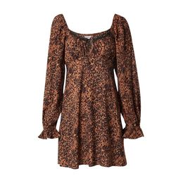 Miss Selfridge Kleid Damen Gr&ouml;&szlig;e 42 cognac / cappuccino / schwarz Winterkleid