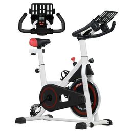 HOMCOM Heimtrainer Fahrrad Hometrainer Fahrrad mit LCD-Display, verstellbar Sitz