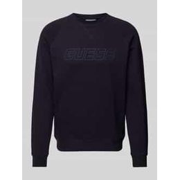 Guess Sweatshirt mit Label-Print Modell 'NEW ALDWIN'