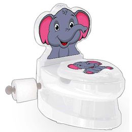 Jamara Meine kleine Toilette Elefant mit Spülsound und Toilettenpapierhalter