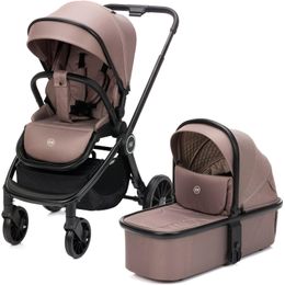 Kombi-Kinderwagen fillikid "Kinderwagenset Cougar", Baby, grau (taupe), Aluminium, Kinderwagen