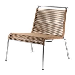 FDB Møbler FDB Møbler - M20L Teglgård Lounge Sessel Outdoor, Kordel braun