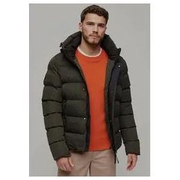 Steppjacke Superdry "HOODED MICROFIBRE SPORT PUFFER", Herren, Gr. XXL, grün (army khaki), Web, Obermaterial: 100% Polyester, unifarben, modisch, relaxed fit, Jacken