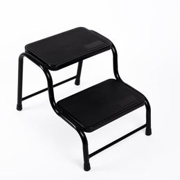 carbest Doppeltrittstufe Stahl - Schwarz