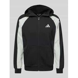 adidas Sportswear Sweatjacke mit Label-Stitching