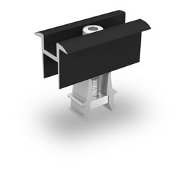 K2 Systems Universal Mittelklemme OneMid 30-42 mm schwarz-eloxiert
