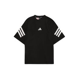 adidas Sportswear Funktionsshirt Jungen Größe 152 schwarz / weiß
