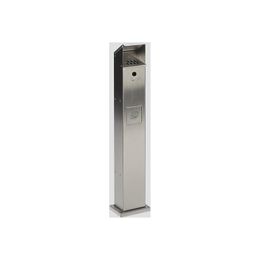 Var Kombiascher-Säule, Volumen 5 l, BxHxT 180 x 1150 x 150 mm, Edelstahl