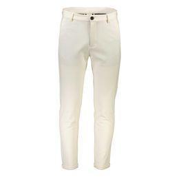 Stoffhose LINDBERGH "LINDBERGH Stoffhose", Herren, Gr. XL, weiß (pearl weiß), Oberstoff: 75% Polyester 22% Viskose 3% Elasthan; Futter: 65% Polyester 35% Baumwolle, slim fit, Hosen