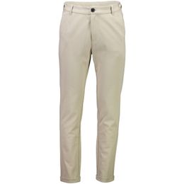 Stoffhose LINDBERGH "LINDBERGH Stoffhose", Herren, Gr. L, lt stone, Oberstoff: 75% Polyester, 22% Viskose, 3% Elasthan, slim fit, Hosen